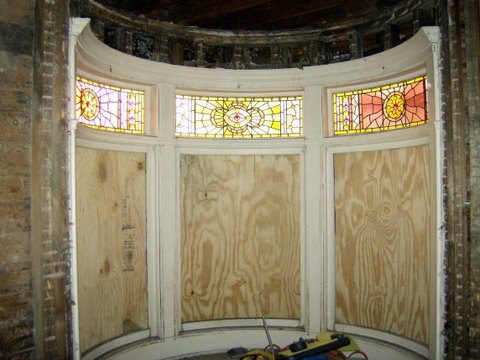 Restoration of Historic Victorian Curved Glass Windows -- Connecticut